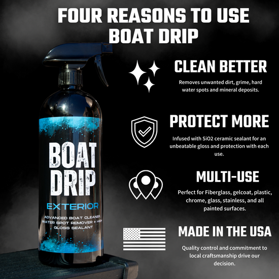 BOAT DRIP - Exterior Cleaner – Water Spot Remover High Gloss Sealant ...