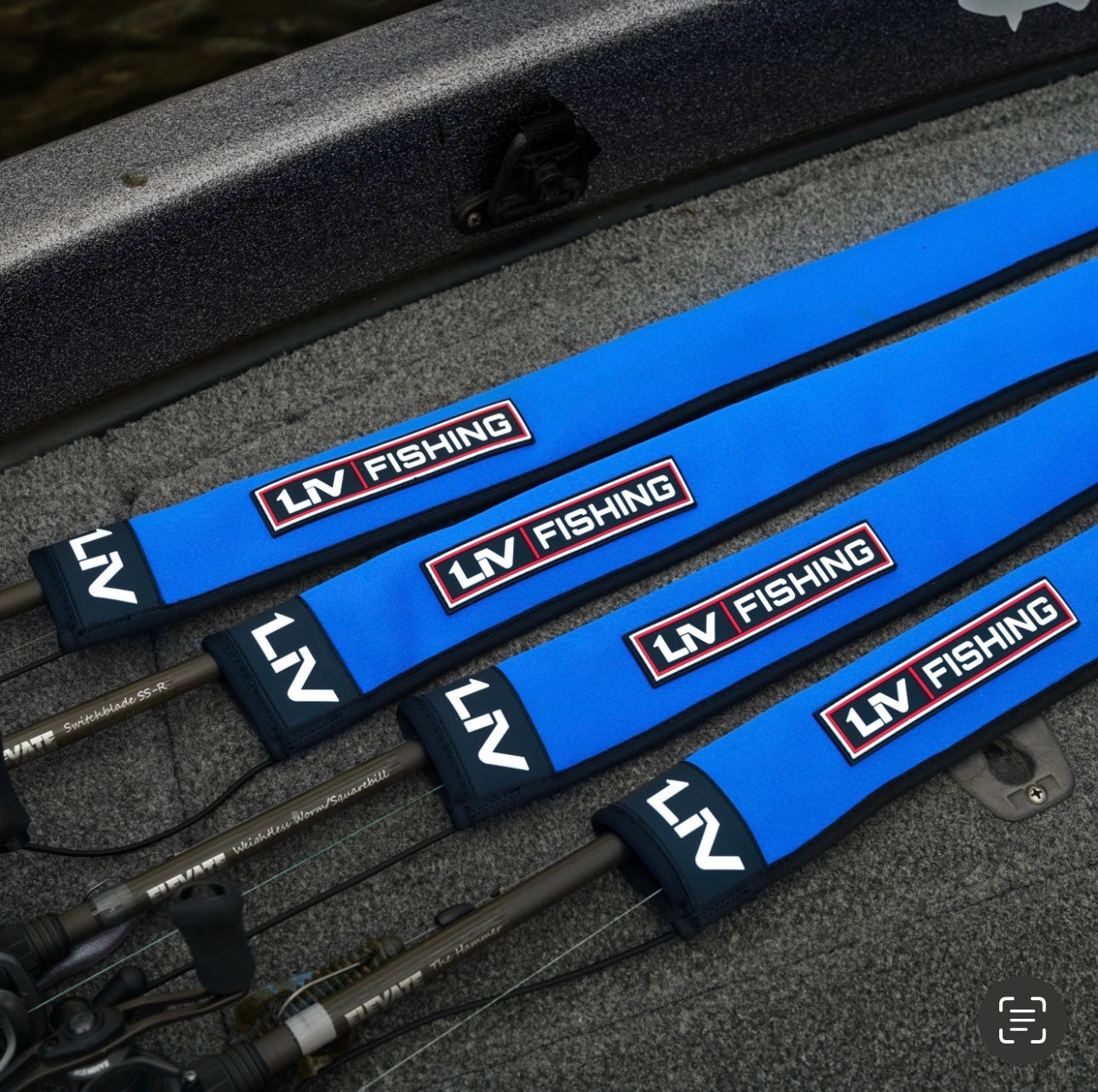 Blue Rod Sleeve | LIV FISHING
